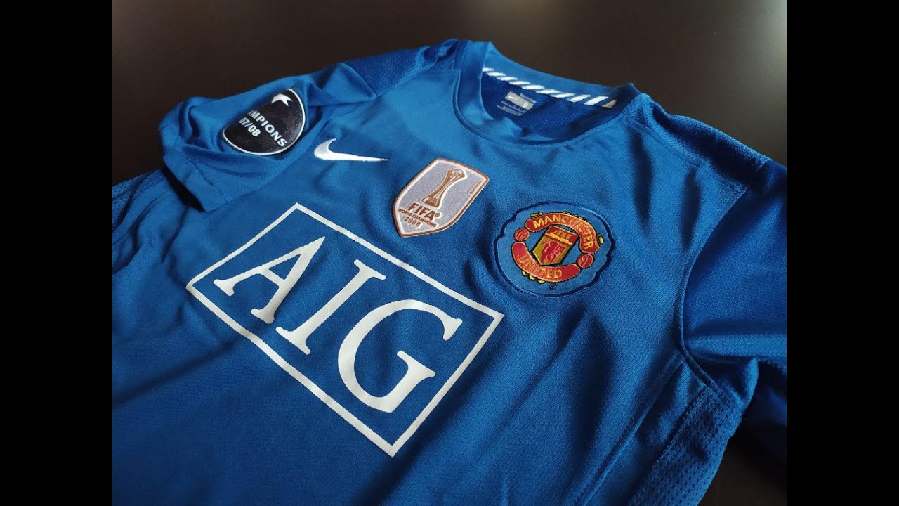 MANCHESTER UNITED 3RD KIT 2008/09 - YouTube