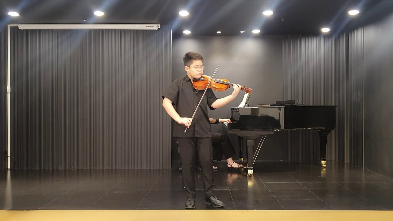 Mendelssohn violin concerto in E minor Op.64, 3rd movement.하준우.Justin ...