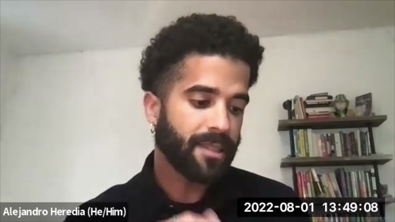 Alejandro Heredia 2022 Lambda Literary Writer's Retreat for Emerging LGBTQ Voices Reading - YouTube