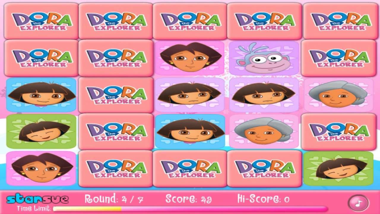DORA jogo de Memória | DORA Memory game - YouTube