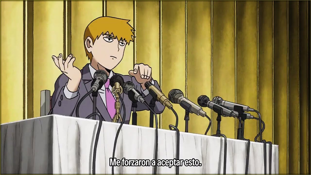 REIGEN RESPONDE LAS PREGUNTAS DE LA PRENSA | Mob Psycho 100 Season 2 ...
