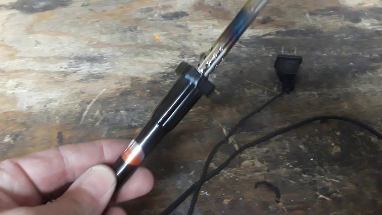 Piece of junk soldering iron Shock hazard! - YouTube