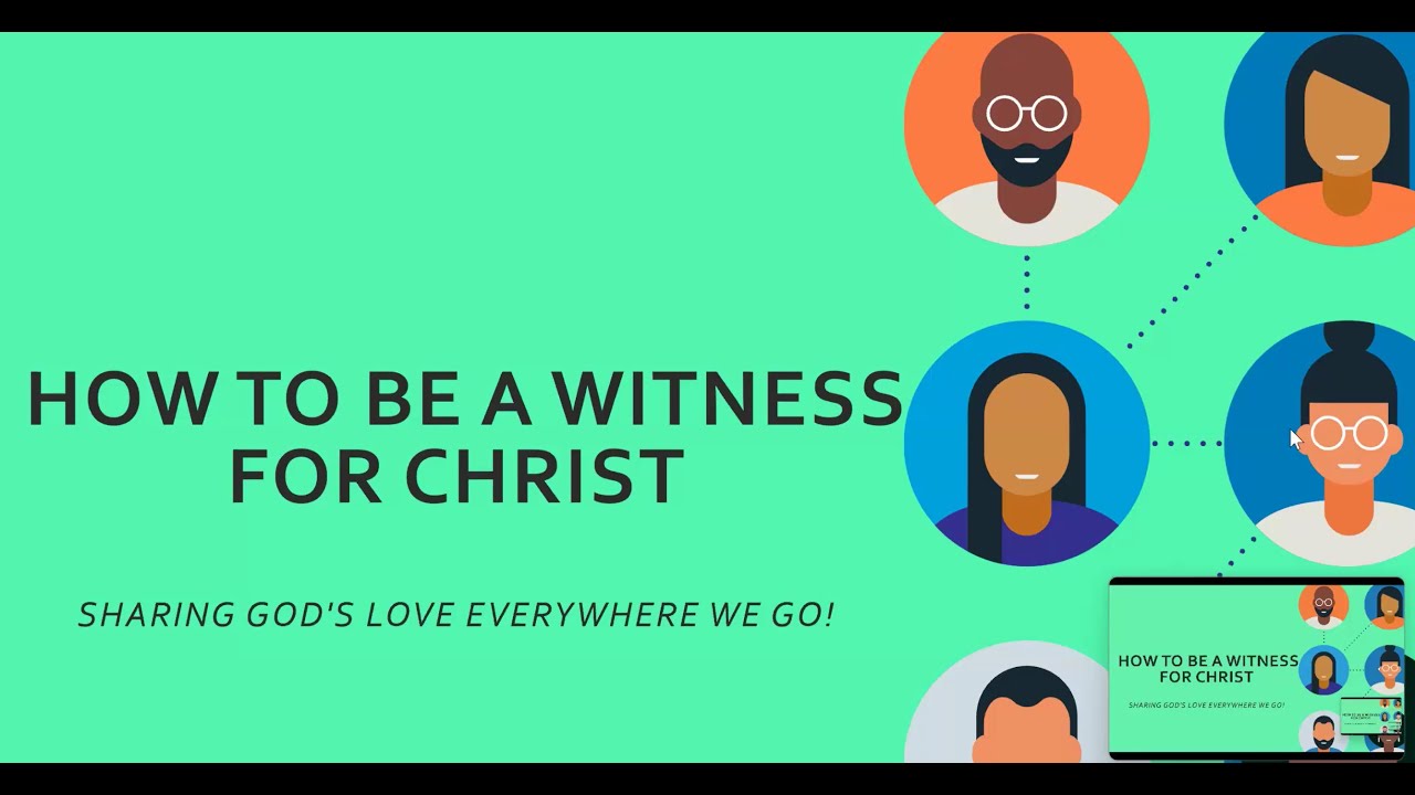 How to Be a Witness For Christ SCA Family Devotional - YouTube