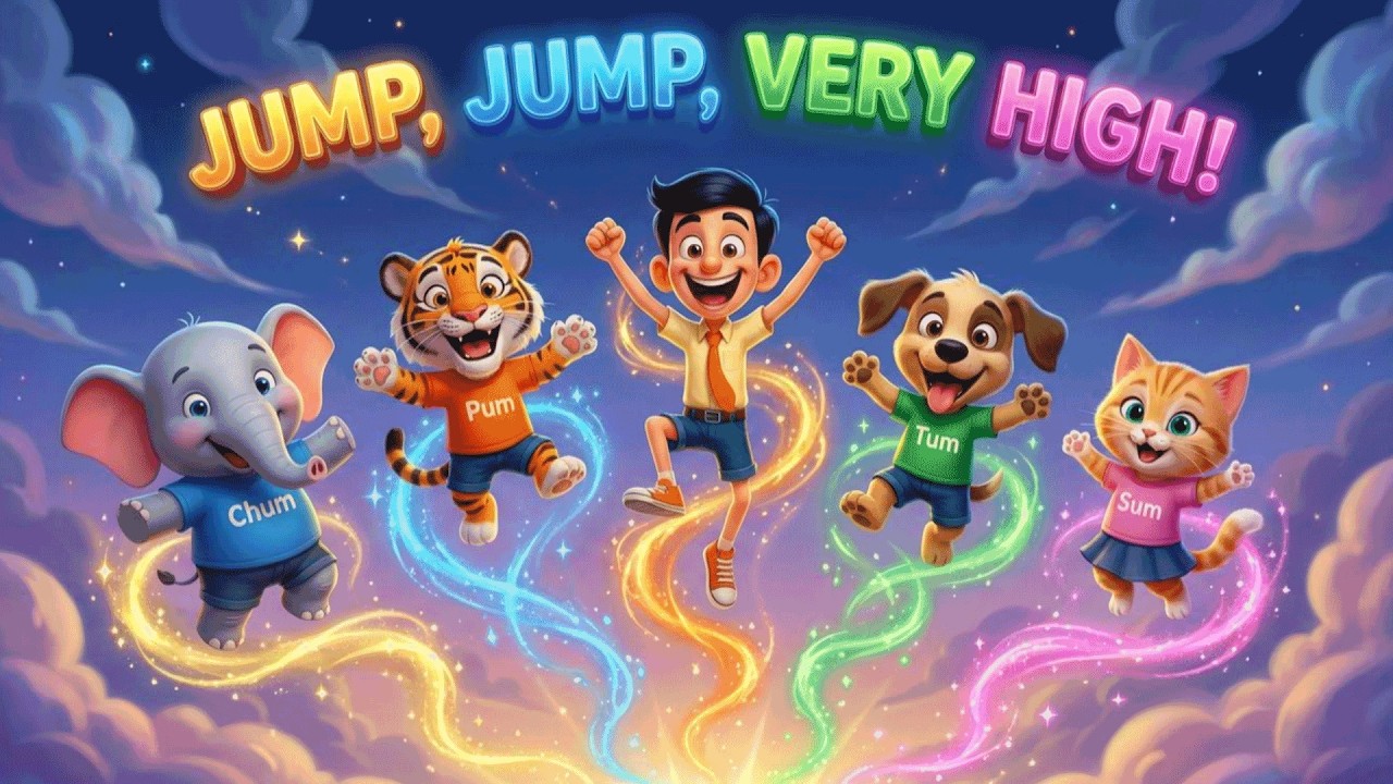 Jump, Jump, Very High! | Nursery Rhymes and Kids Songs | Animals for ...
