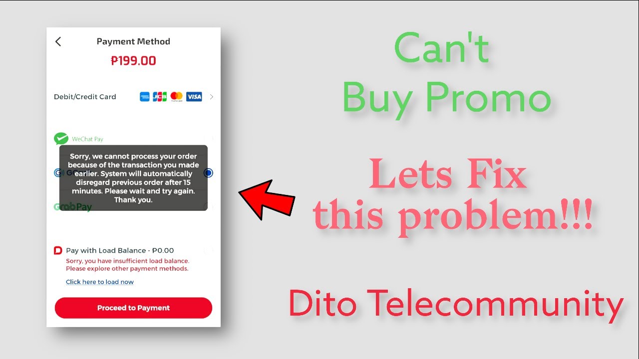 HOW TO FIX DITO APP PROMO 99 & 199 IN PENDING HISTORY. - YouTube