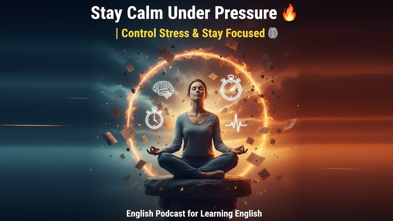 How To Stay Calm Under Pressure | English Podcast for Learning English ...