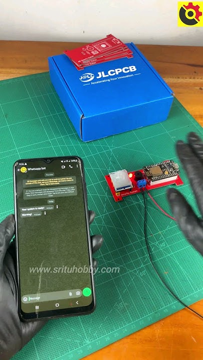 ⚡Motion Detection security system with Nodemcu ESP8266 #sritu_hobby #jlcpcb #esp8266 @sritu ...