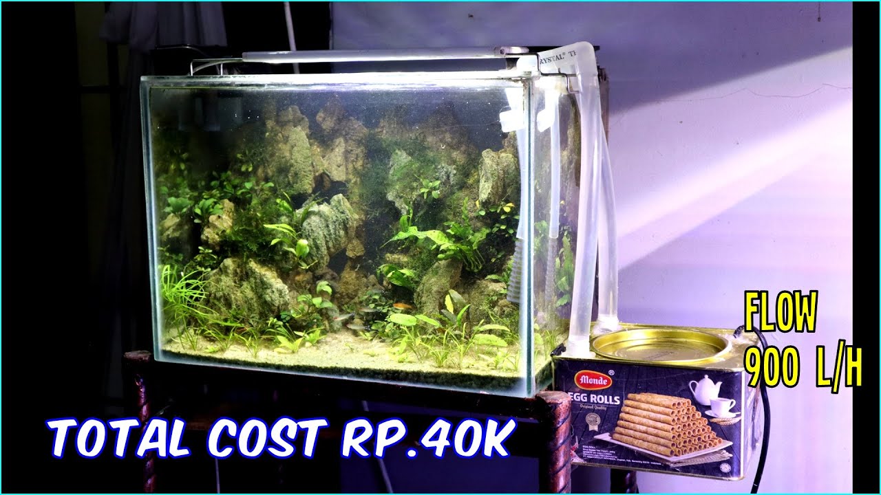 Membuat Filter Canister dari Kaleng Biskuit - YouTube