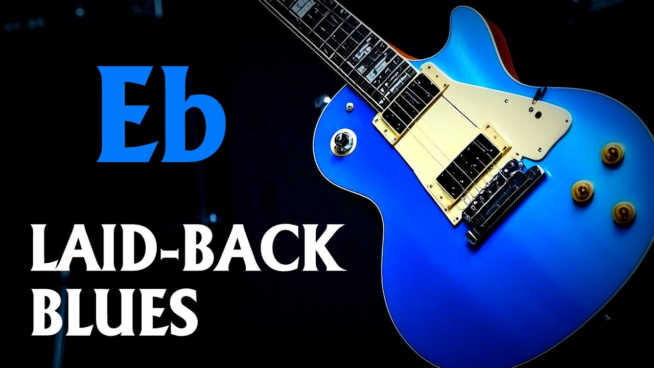 Laid Back Blues Guitar Backing Track (in Eb) - YouTube