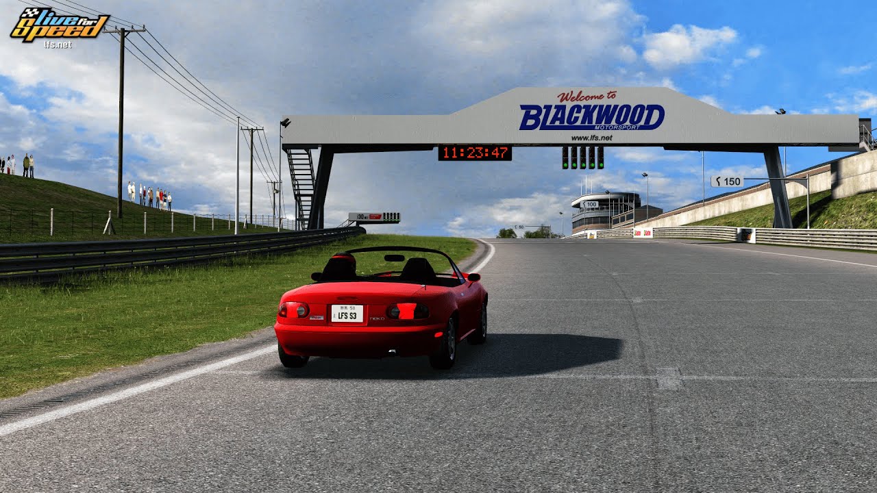 Live for Speed S3 Mods #534 - XM-5 94 on Blackwood Historic Reverse ...
