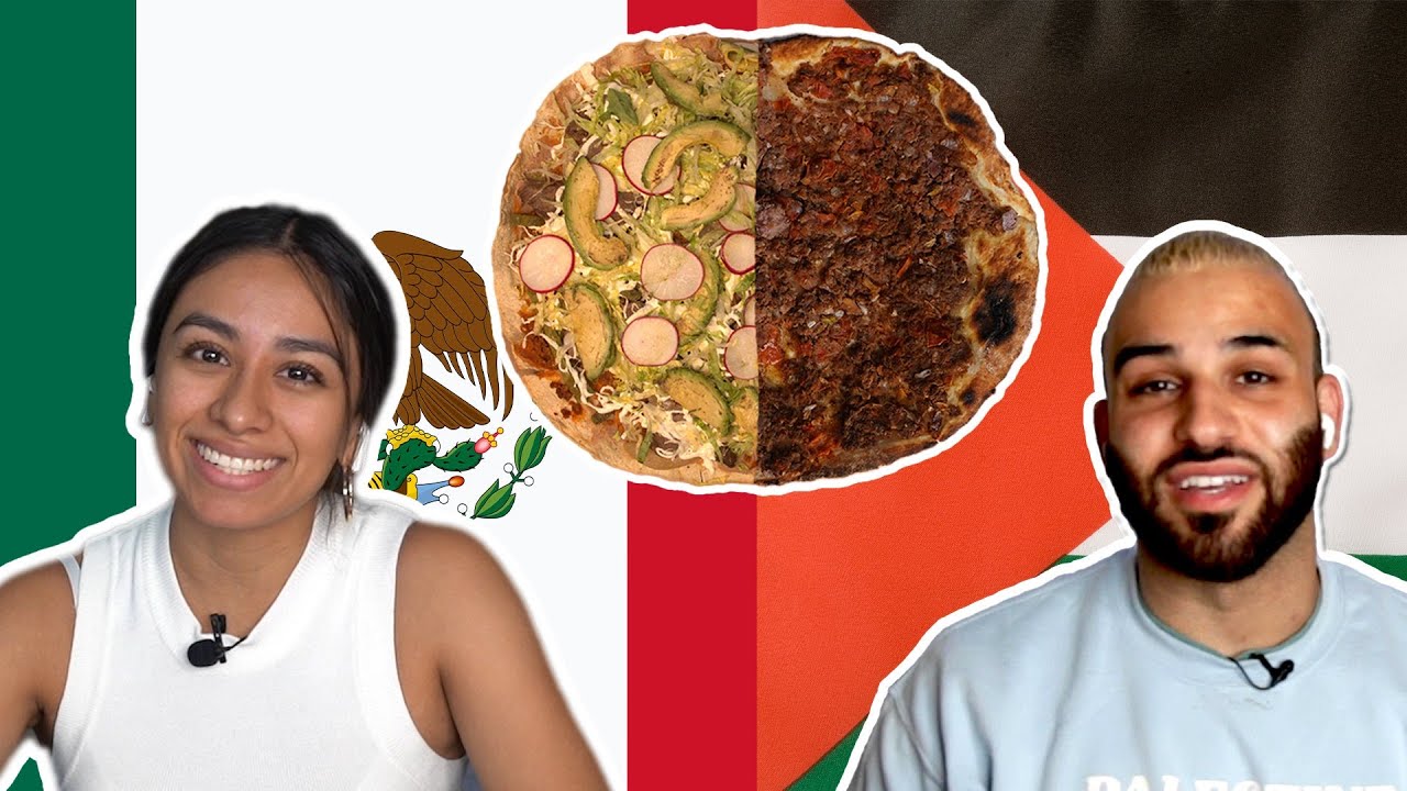 Arab and Mexican Meal Swap: Sfeeha Vs. Tlayuda - YouTube