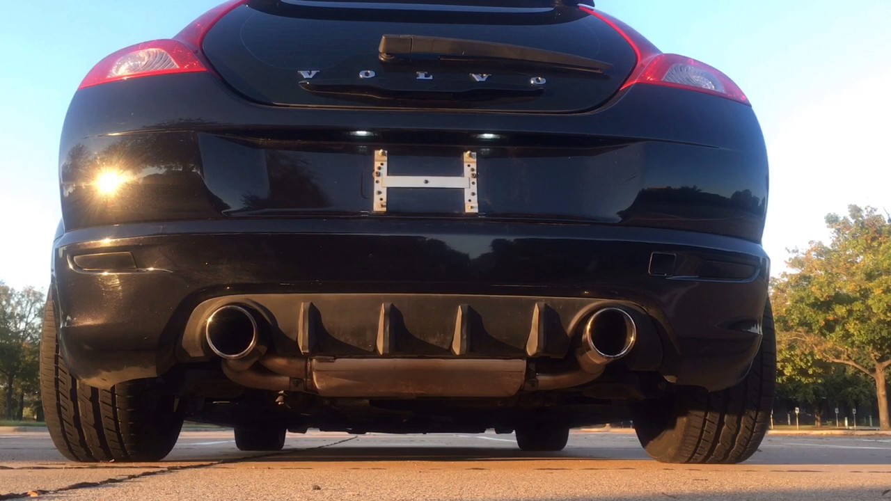 2009 Volvo C30 custom 3" cat delete downpipe with elevate exhaust sound ...