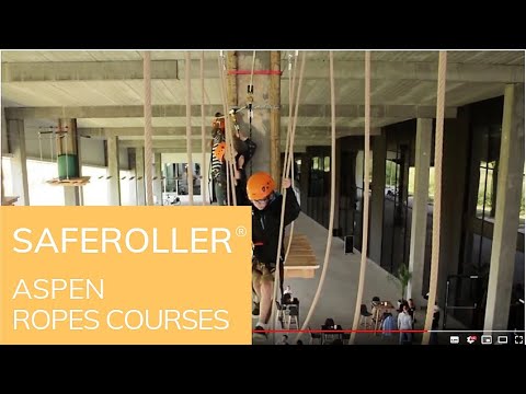 Aspen Ropes Course // Saferoller Continuous Belay System - YouTube