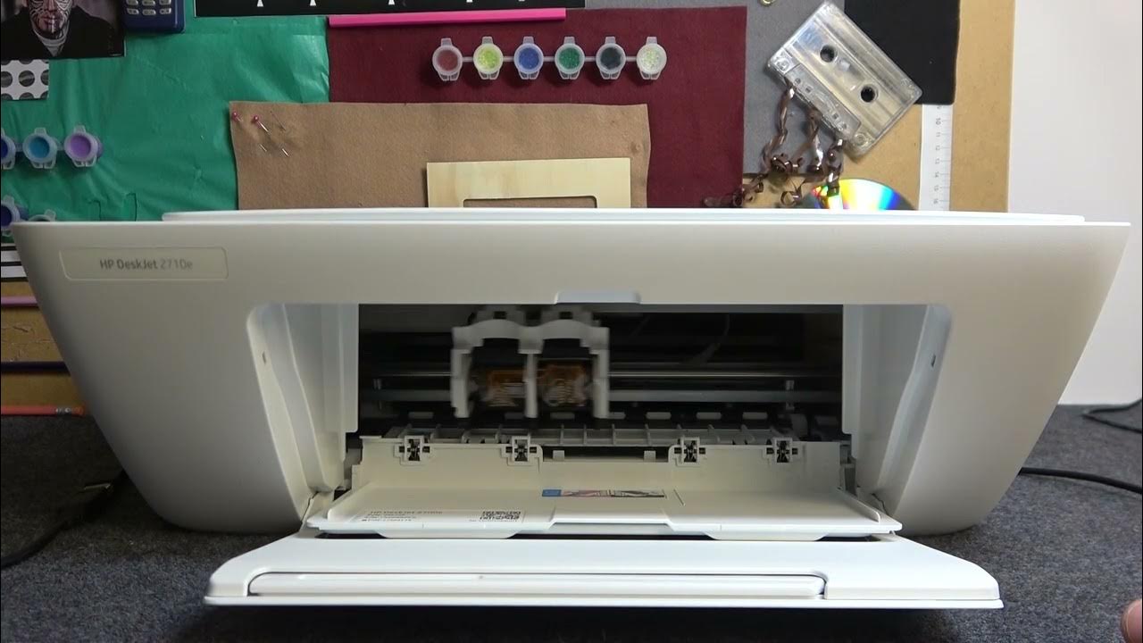 How to change inks on HP Deskjet 2710e – How to change cartridges - YouTube