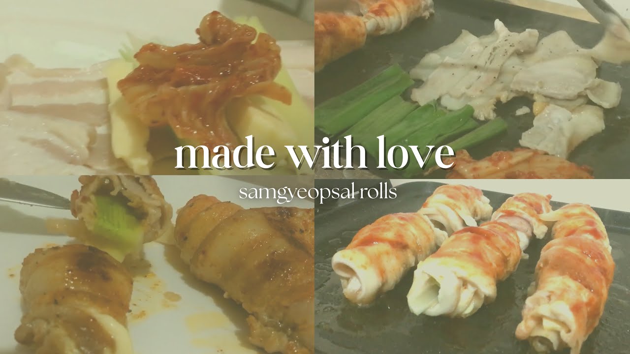 SAMGYEOPSAL ROLLS / 5 INGREDIENTS RECIPE / MAC FAMBAM - YouTube