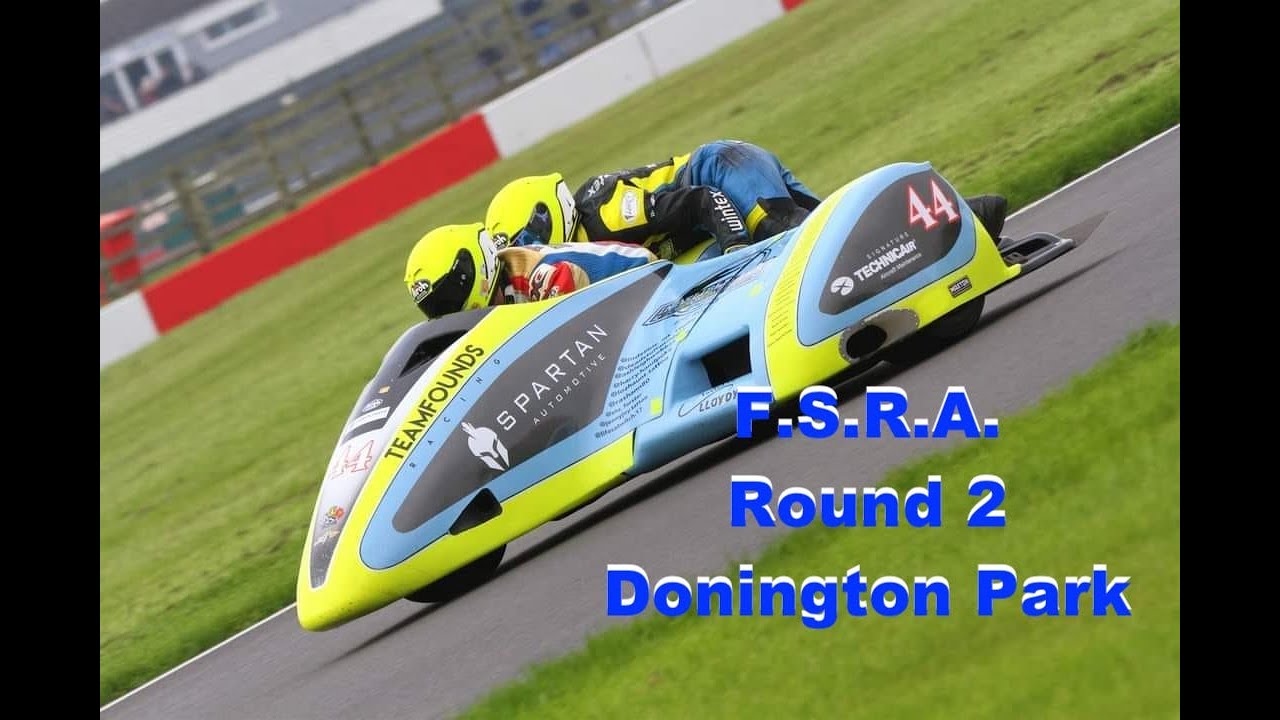 F.S.R.A. British F2 Sidecar Round 2. Race 1 (Donington Park) - YouTube