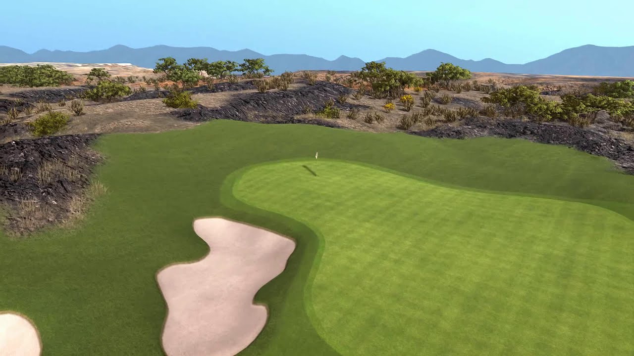Black Desert Resort Golf Course Hole 5 - YouTube