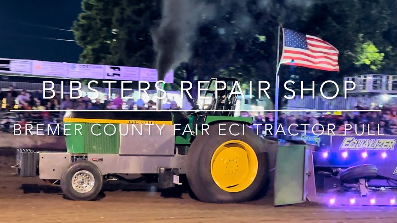 Bremer county fair in Waverly Iowa August 1st 2024 ECI tractor pull presented by Champion Seed ...