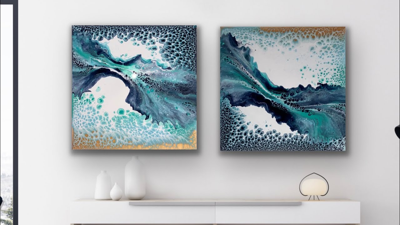 NEW Colored Pearl Cell Recipe & Paint Mixing Demo PLUS Bonus Pour ...