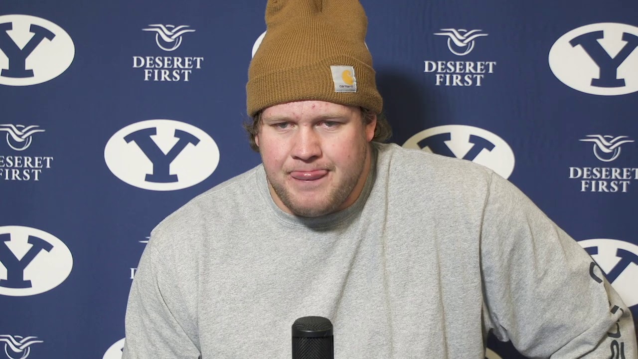 BYU Football | San Diego State | Brady Christensen | Press Briefing ...
