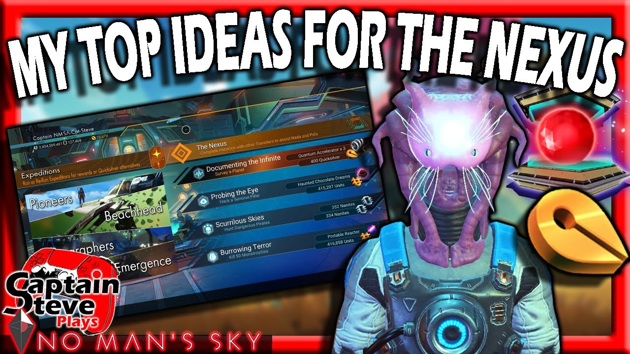No Man's Sky Space Anomaly And Nexus Overhaul Ideas NMS Captain Steve ...