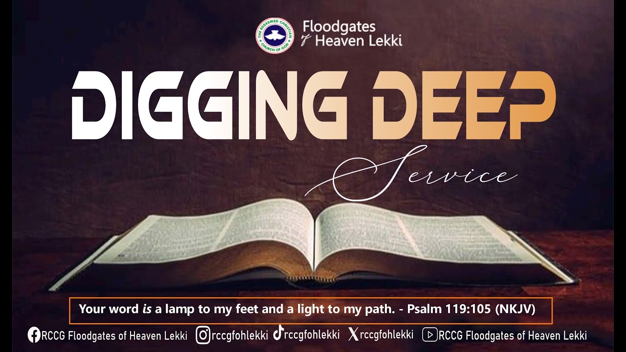 THE REJECTED VESSELS 1 - DIGGING DEEP SERVICE || TUESDAY 9TH, SEPTEMBER ...