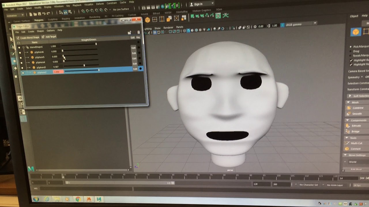 Facial Animation Expressions - YouTube
