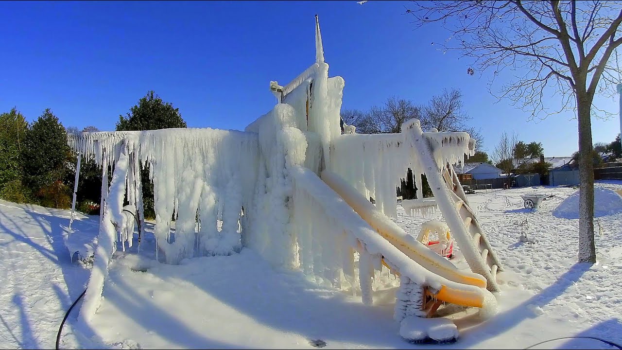 Giant Ice Castle - YouTube