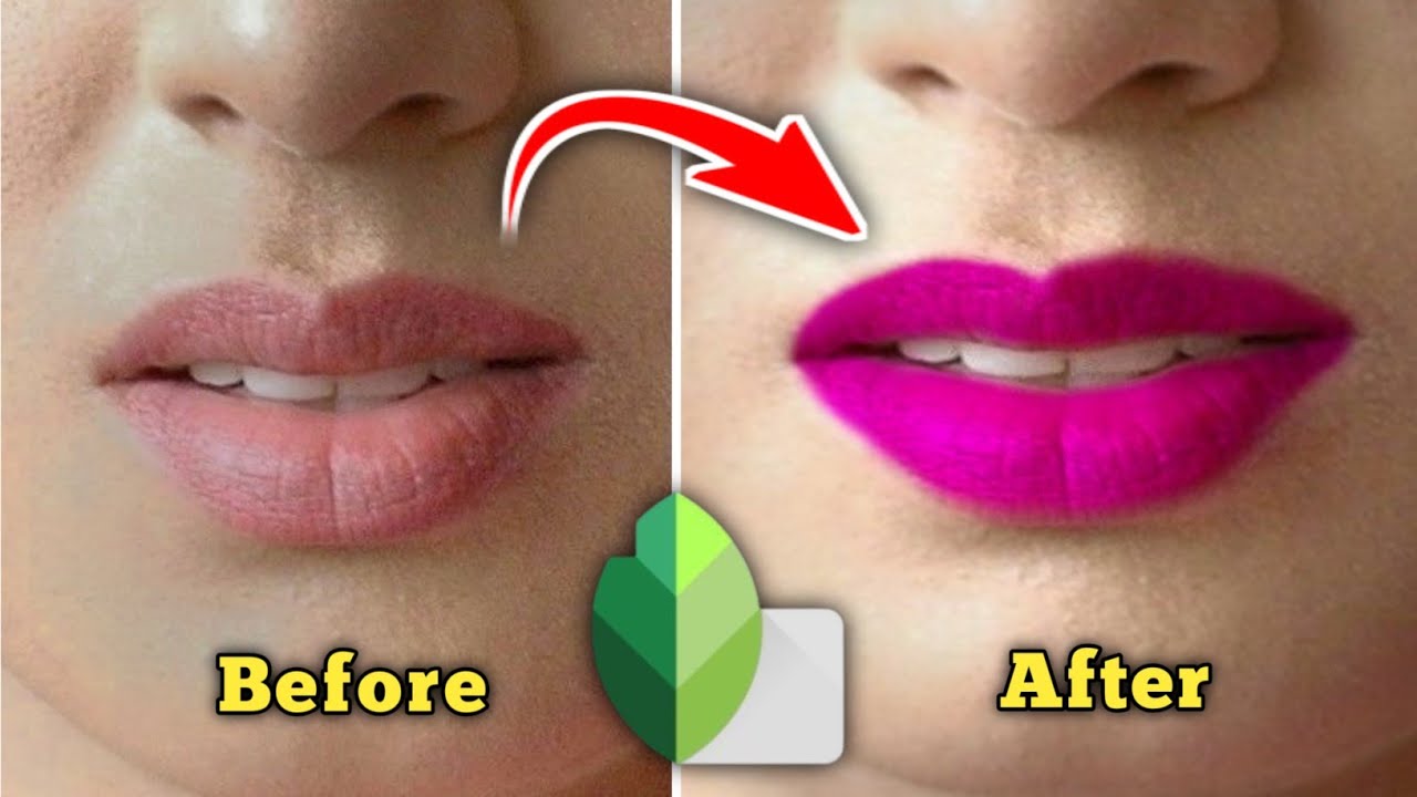 Snapseed photo Editing Curve tool ||Rose color lips makeup💄 Swlwngni ...