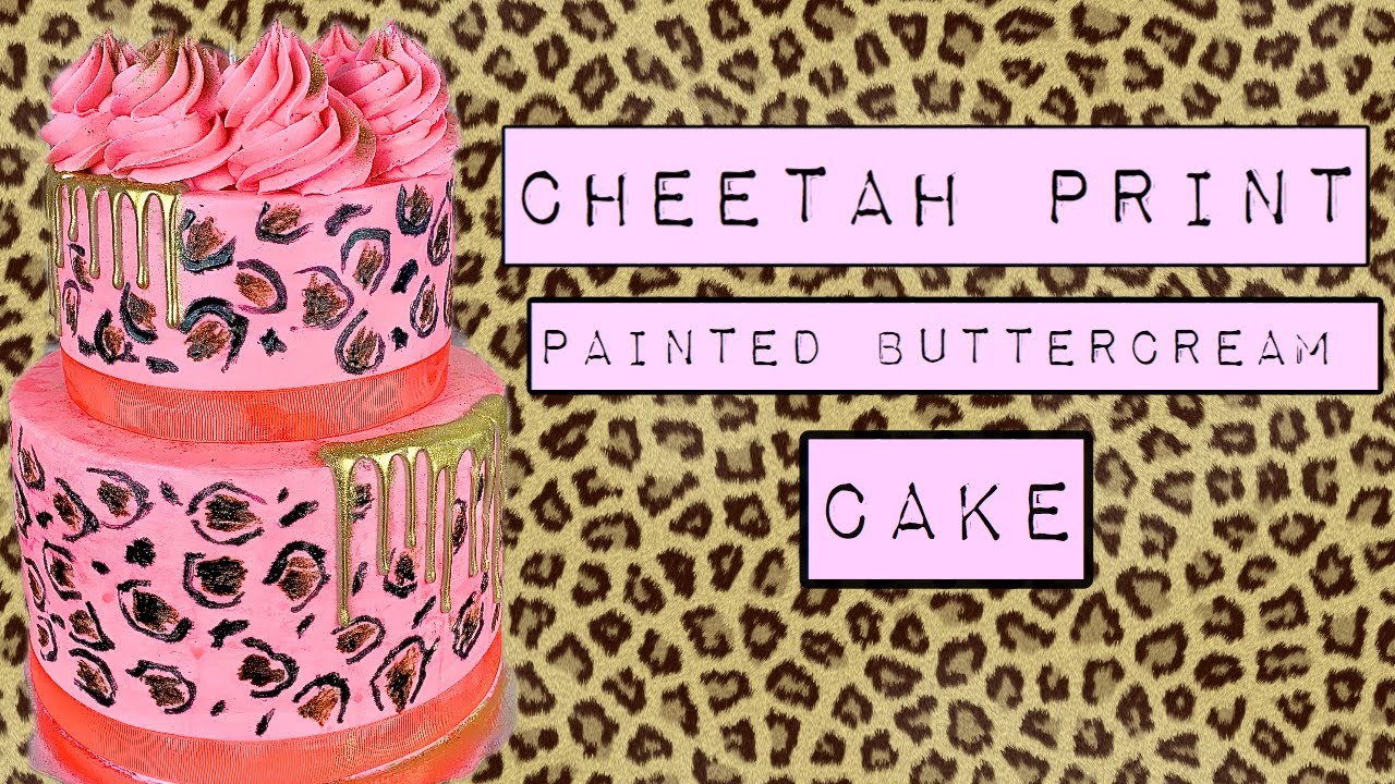 Pink Cheetah Cake