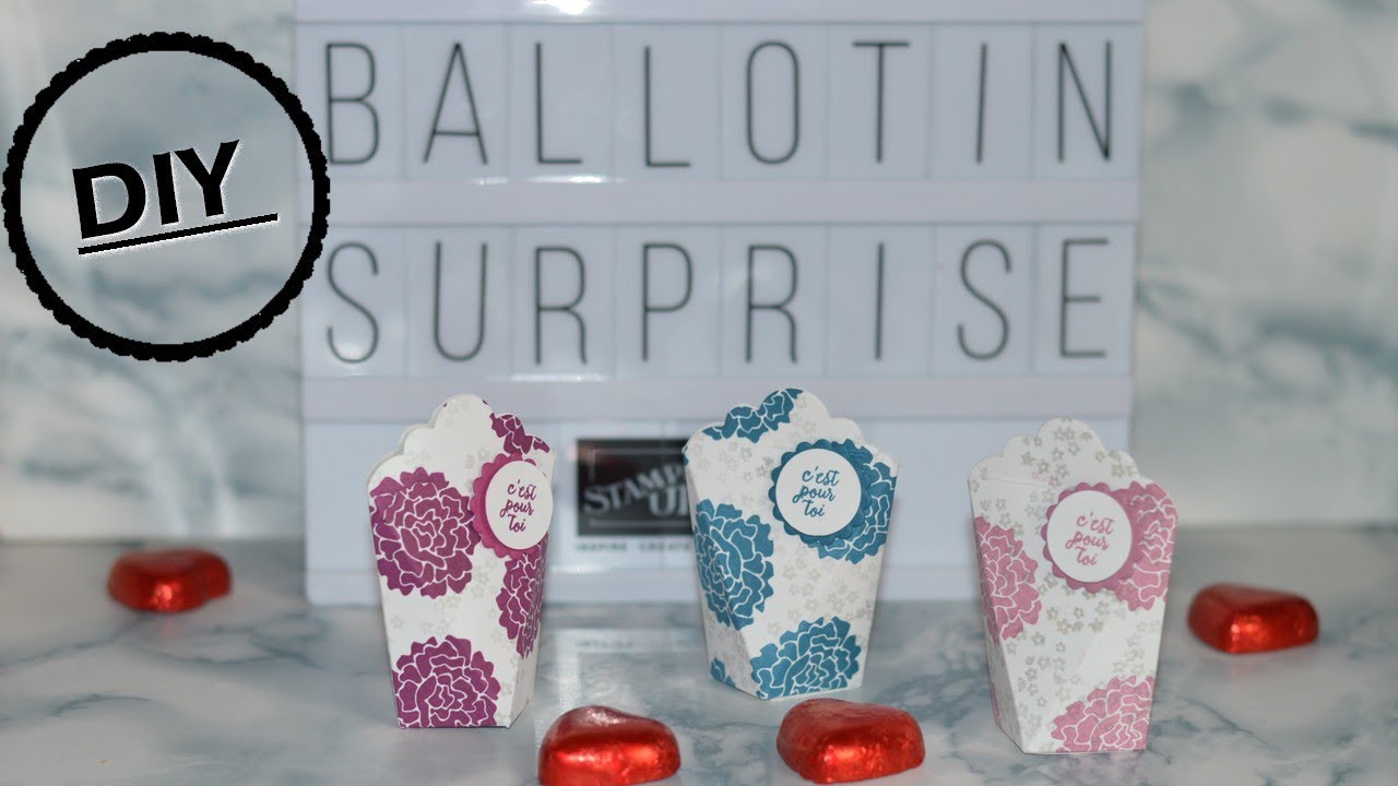 DIY : BALLOTINS SURPRISE - YouTube