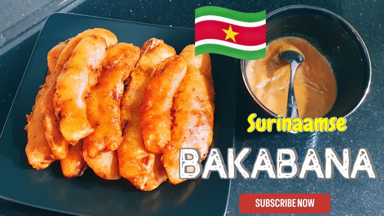 Surinaamse Baka Bana Maken | Irresistible Plantain Fritters | Pisang ...