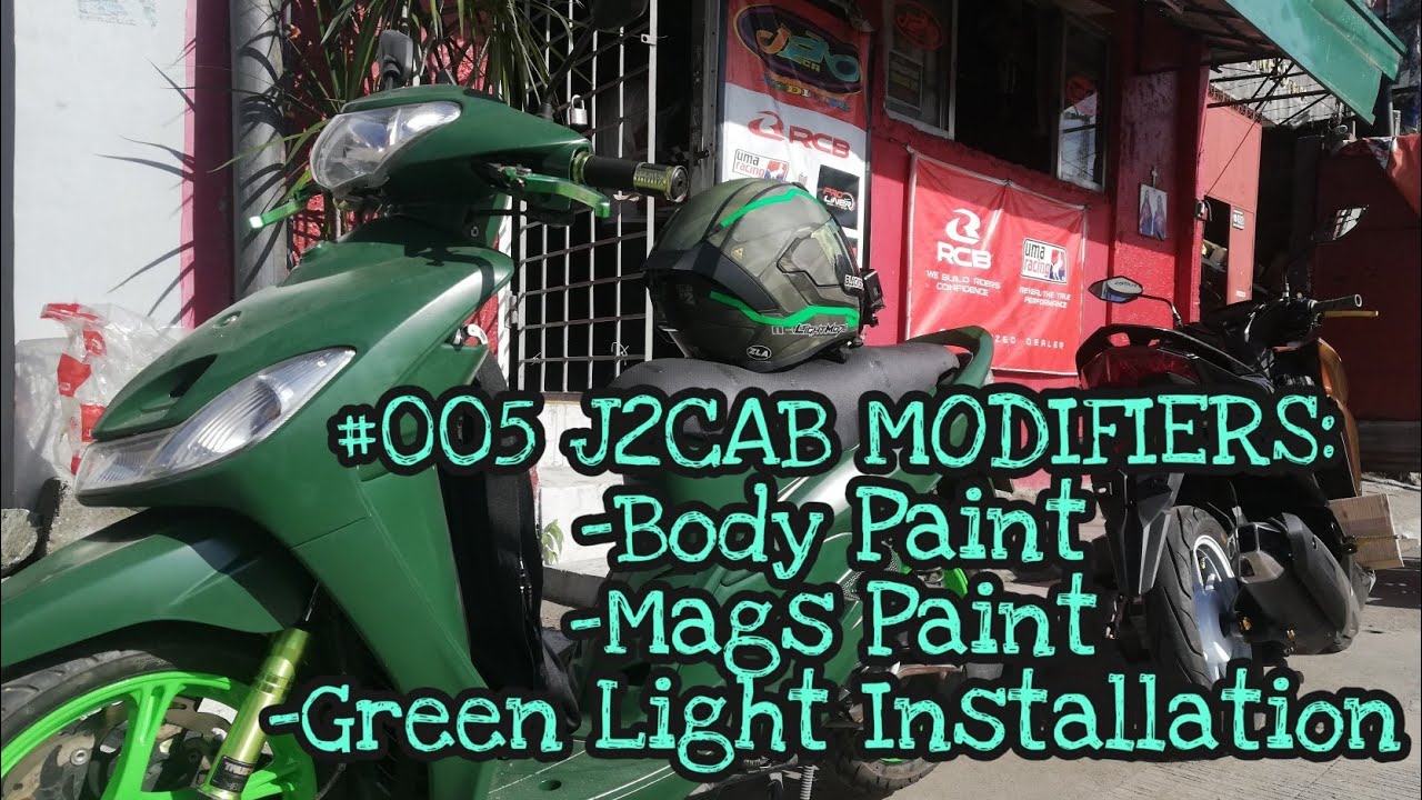 #005 BODY PAINT + MAGS PAINT + GREEN LIGHT INSTALLATION - YouTube