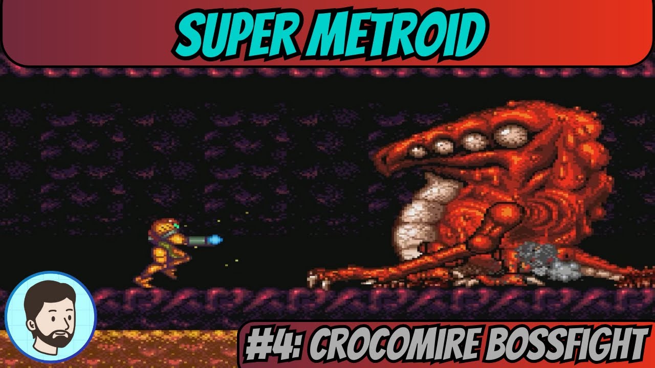 Super Metroid (Super Nintendo) - Part 4: Crocomire Bossfight - YouTube