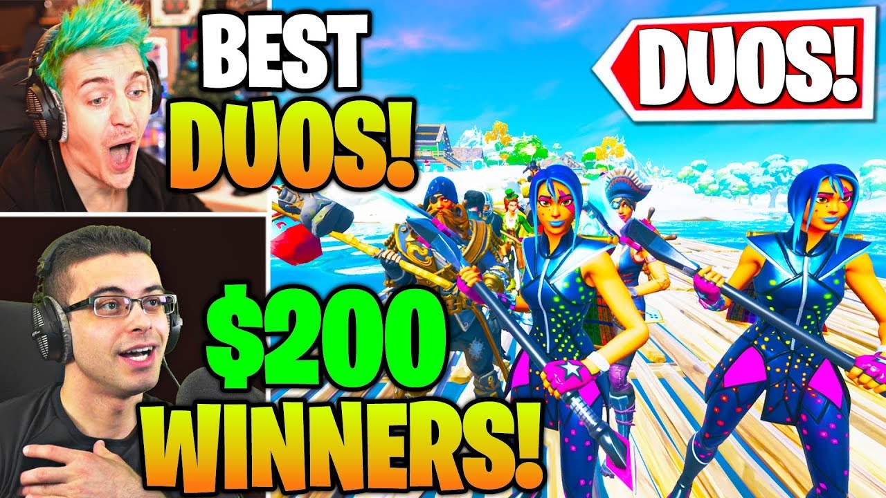 Streamers Host CRAZIEST Duo SKIN & EMOTE Contest! (Fortnite) - YouTube