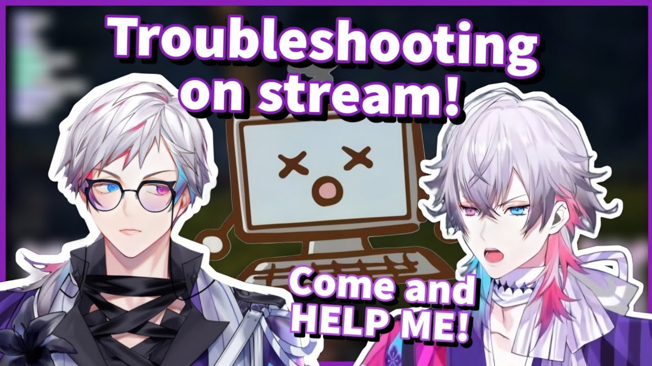 Bettel 2 helped Bettel TROUBLESHOOT his PC on stream!【Holostars EN ...