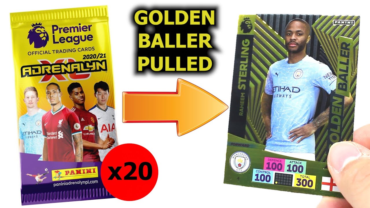 *GOLDEN BALLER* found in 20x PACKS of PANINI Premier League 20/21 ...