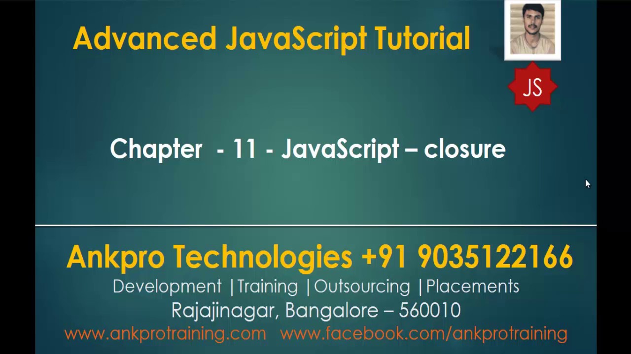 Advanced Javascript Chapter 11 Javascript Closure Youtube
