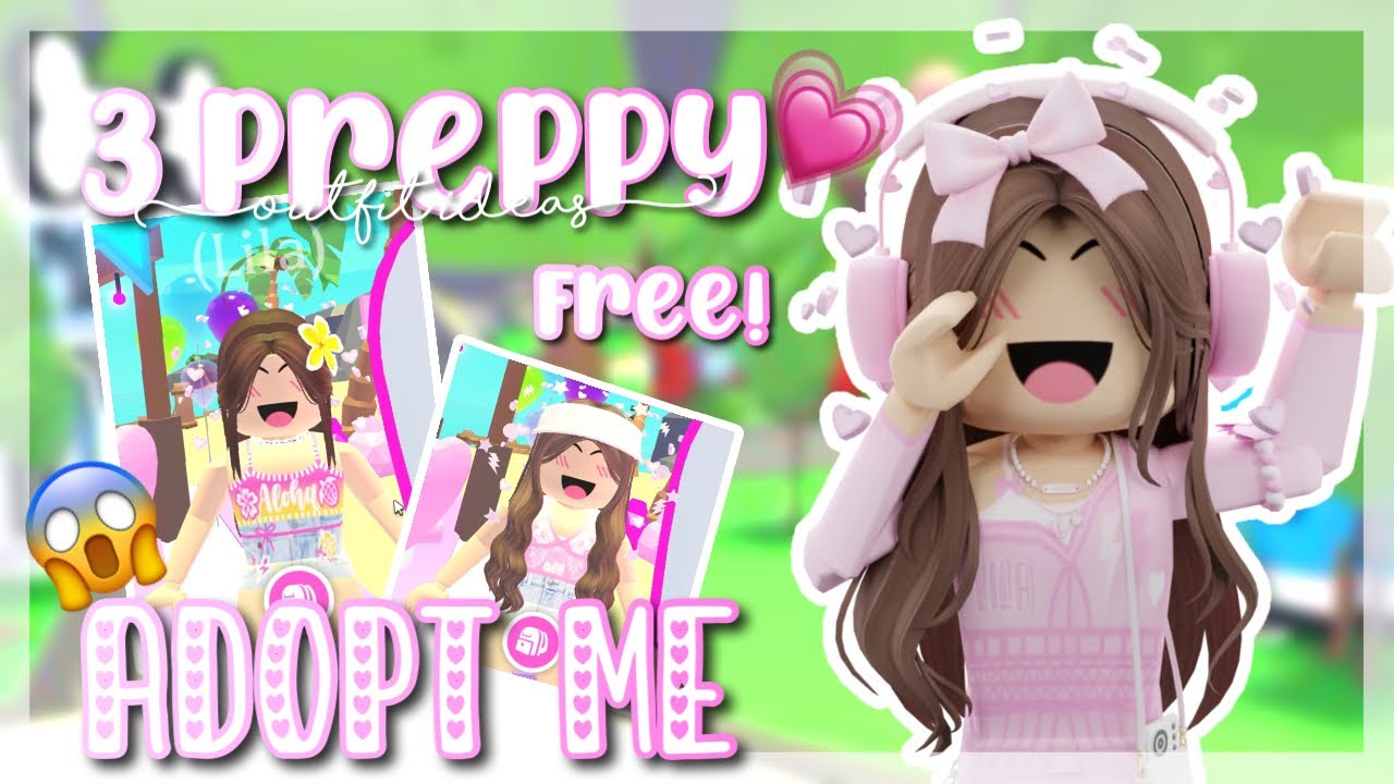 3 FREE PREPPY ADOPT ME SUMMER OUTFIT IDEAS 💗 - YouTube