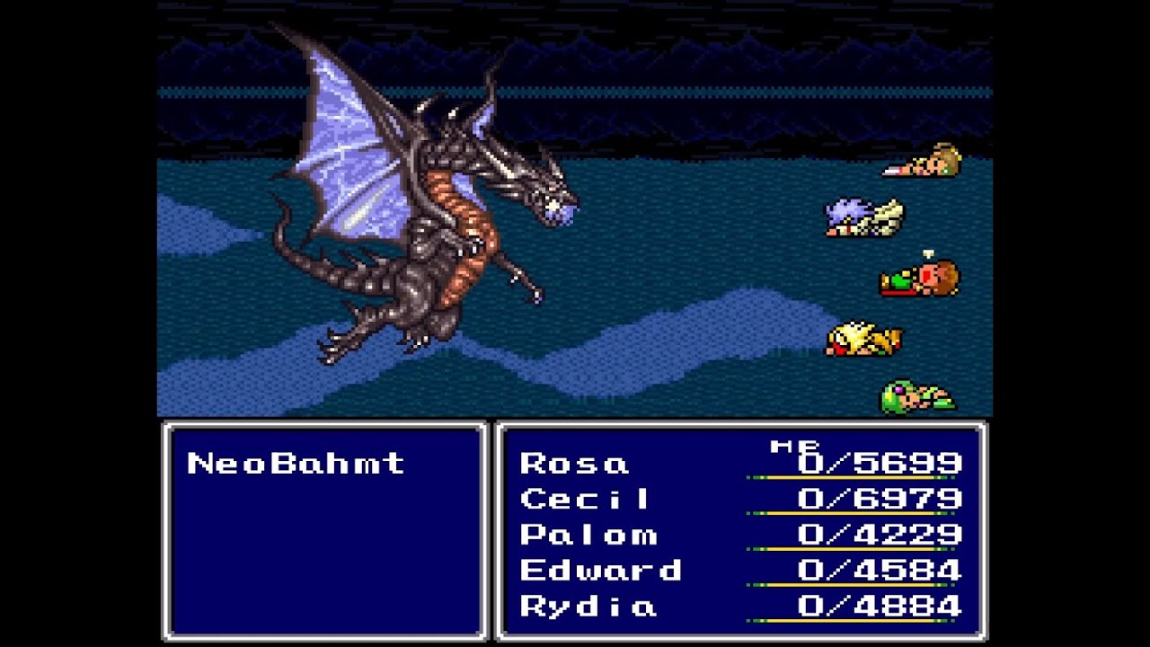 FF4 Ultima - Part 45 - Neo Bahamut Redux - YouTube