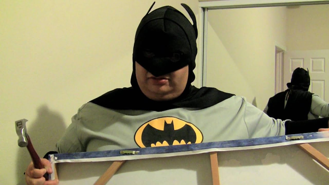 How To, Batman! - How To Properly Hang a Picture - YouTube