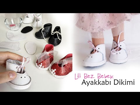 Bez Bebek Ayakkabı Yapımı /DIY Cloth Doll Shoes