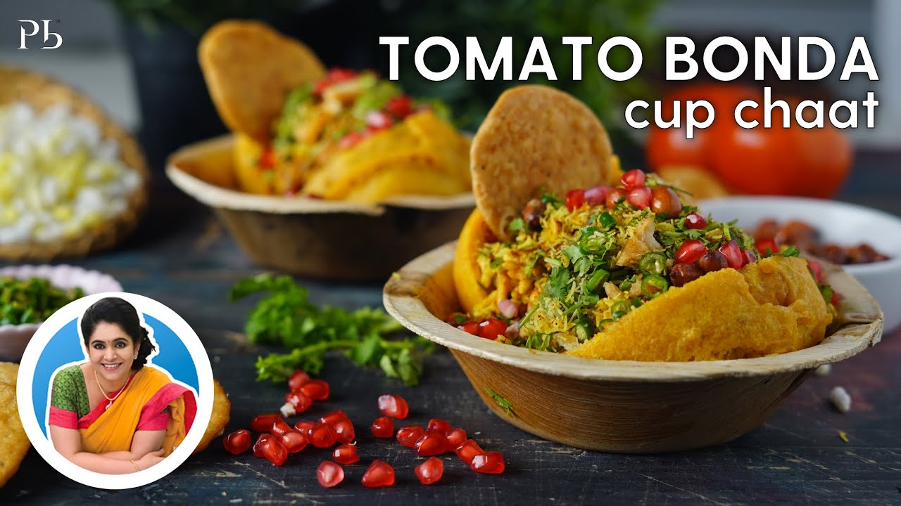 Unique Tomato Bonda Cup Chaat I Street Food I अनोखी टमाटर बोंडा कप चाट ...
