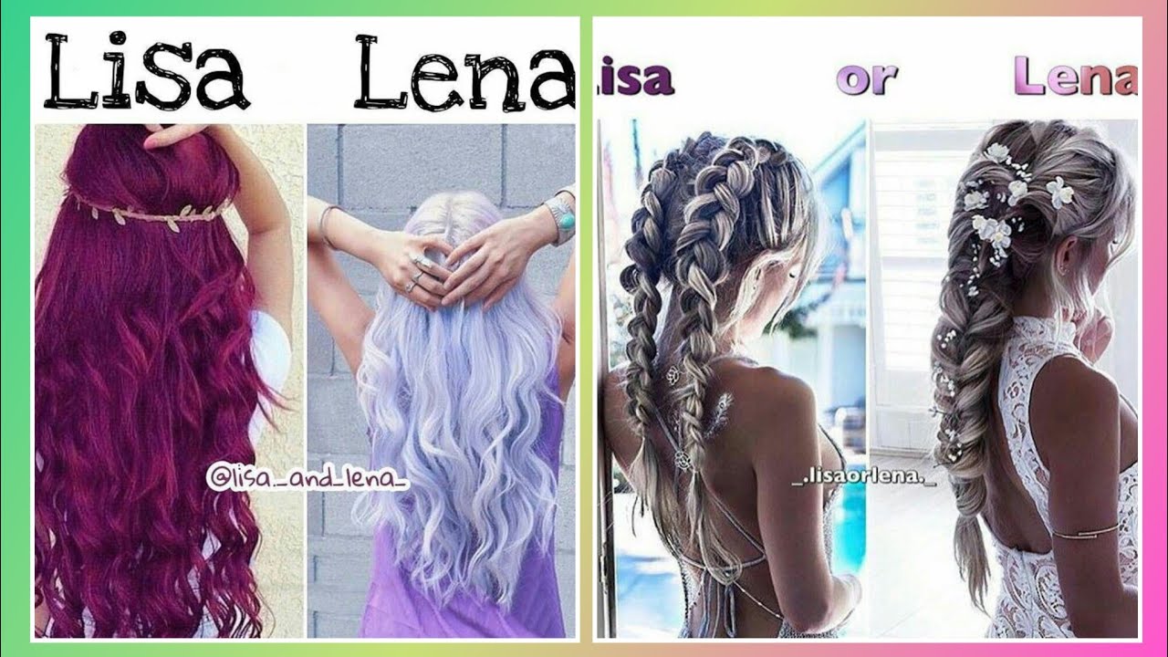 stylish hairstyles and haircuts of Lisa or Lena. play the game 💖💖💖💖🌷🌷🌷🌷 ...