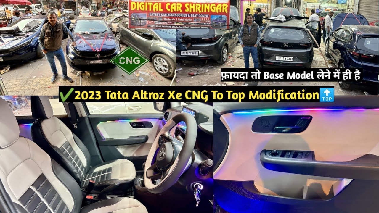 2023 Tata Altroz Base To Top Modification With price💯 Altroz xe Altroz ...