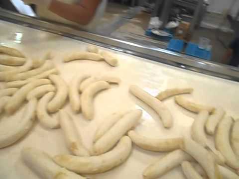 Organic banana puree production - YouTube