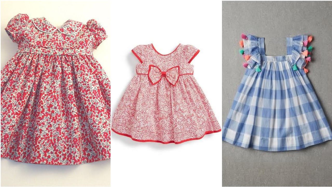 Latest and stylish little frock beautiful frocks designs - YouTube