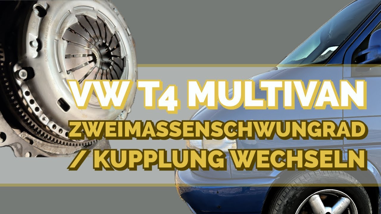 VW T4 Multivan AXG ZMS und Kupplung wechseln | Getriebe ausbauen ...
