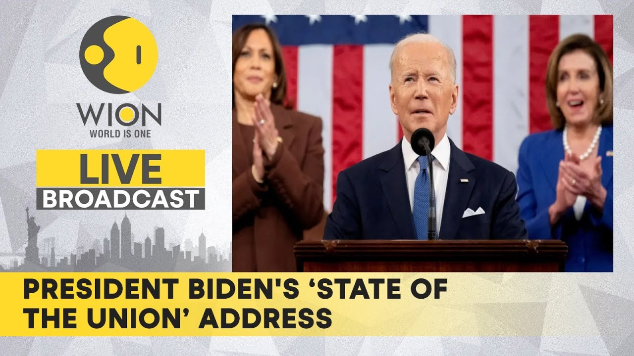 WION Live Broadcast: Mood of the people in US ahead of Biden's ‘State ...