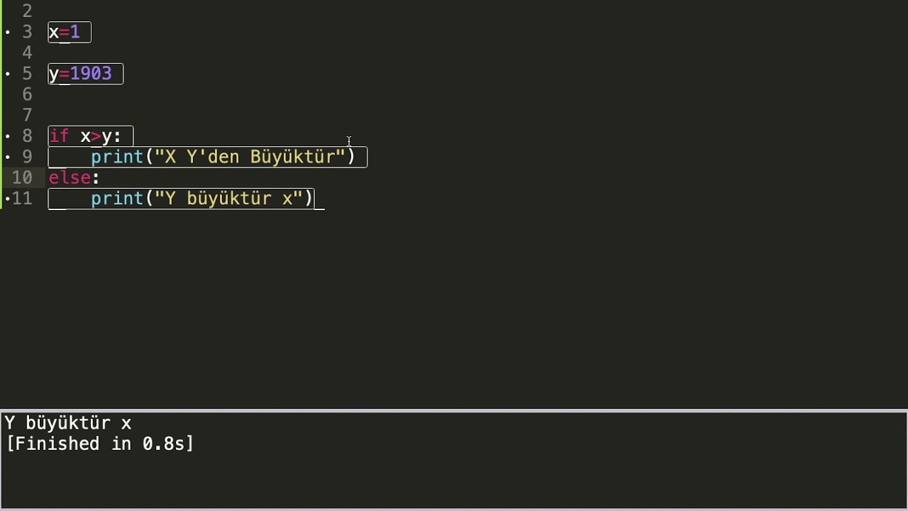 Python En büyük Sayıyı Bulma (2 Farklı Yöntem) - YouTube